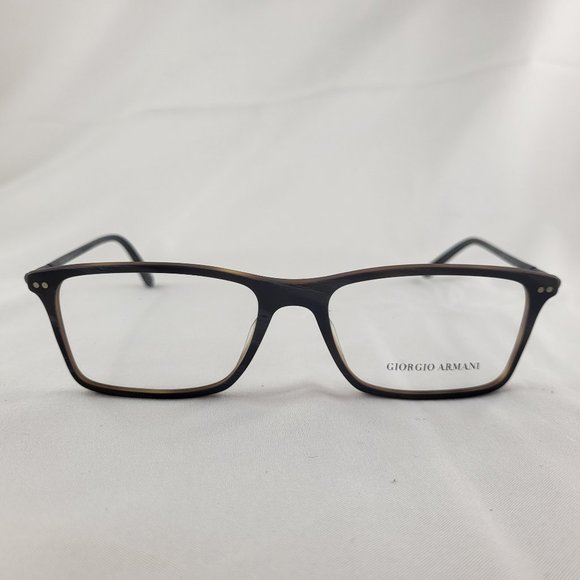 Giorgio Armani Accessories Giorgio Armani Ar737 5570 Rxable Mens Eyeglasses Matte Grey Horn